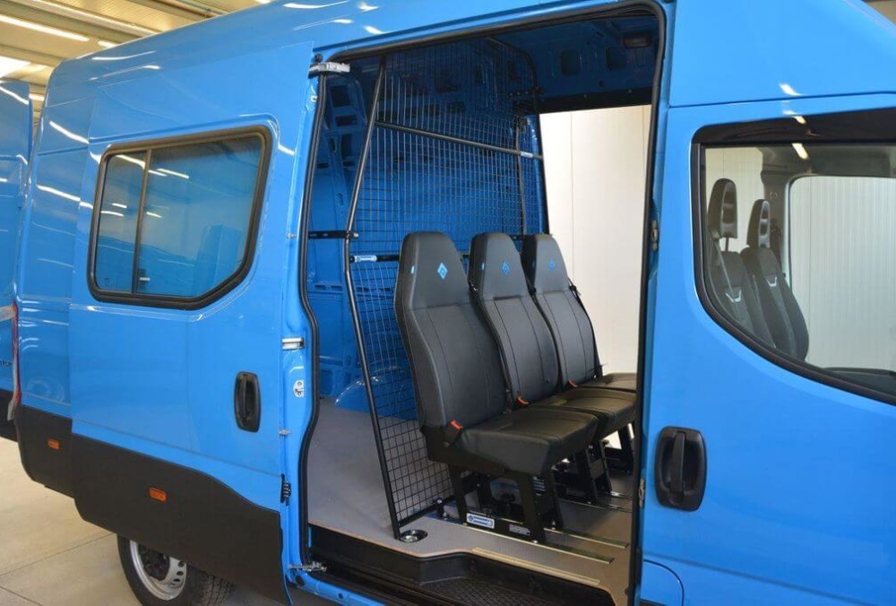 Trenngitter nach DIN ISO 27956 für Transporter