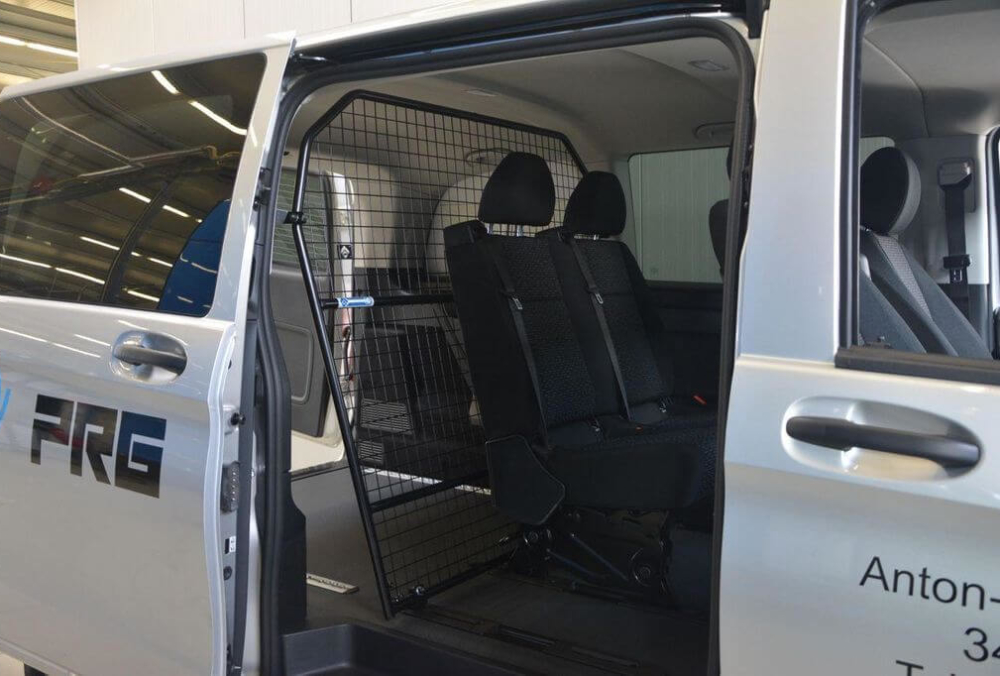 Trenngitter nach DIN ISO 27956 für Transporter